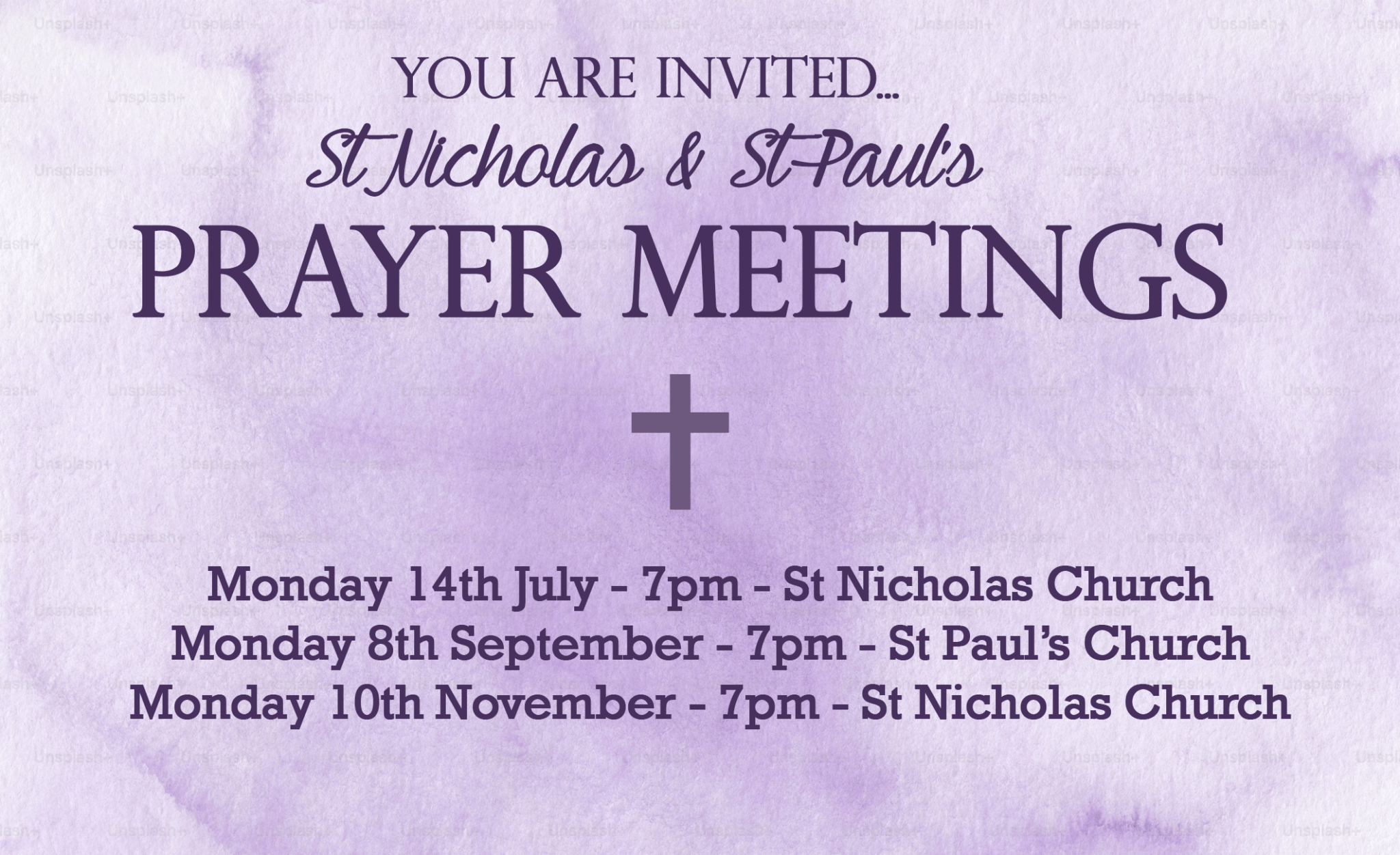 Join our Prayer Meetings for St Nicholas & St Paul’s in July, September ...